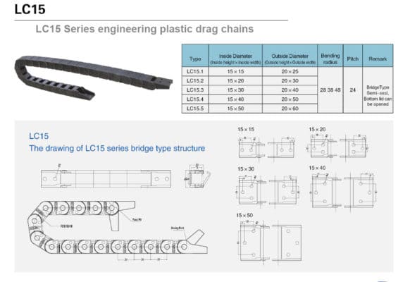 Cable Drag Chain Carrier – 3D Printers | CNC Machines - UK