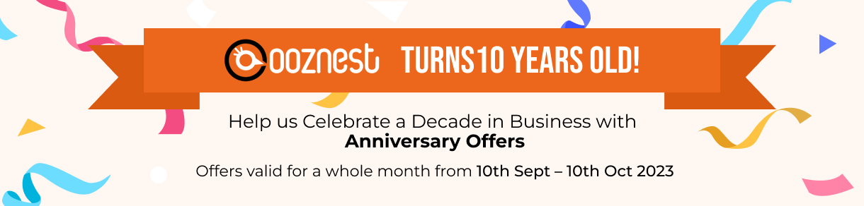 10 Year Anniversary Sale - Ooznest