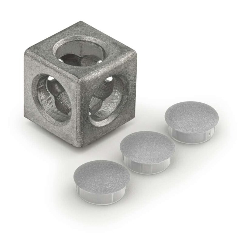 3 Way 20 Series Cube Corner Bracket - Ooznest