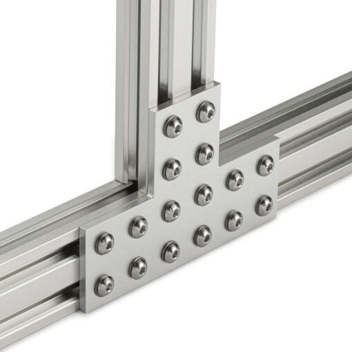 Double Slot 20 Series T Plate Connector - Ooznest