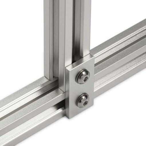 Single Slot 30 Series 2 Hole Plate Connector - Ooznest